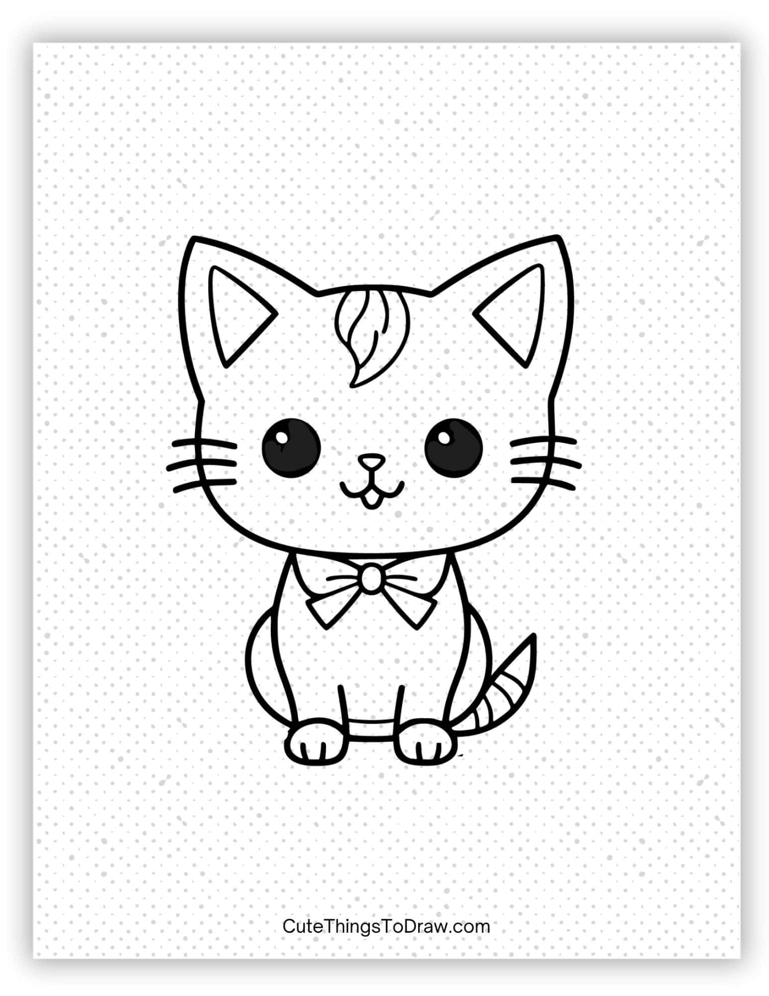 Cute Kitten Drawing Ideas - Cute Things to Draw