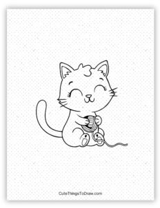 Cute Kitten Drawing Ideas - Cute Things to Draw