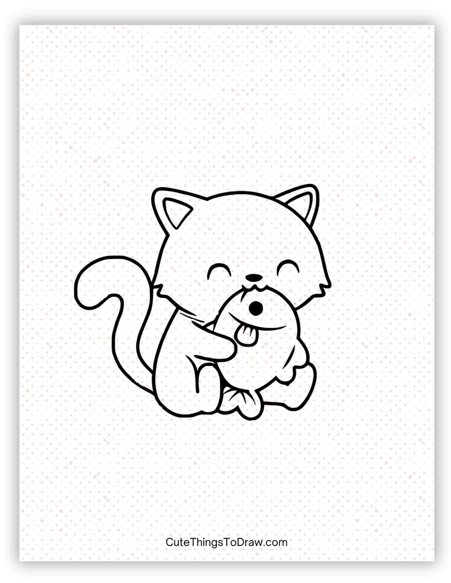 Cute Kitten Drawing Ideas - Cute Things to Draw