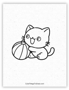 Cute Kitten Drawing Ideas - Cute Things to Draw