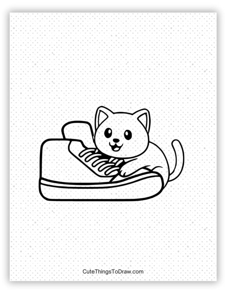 Cute Kitten Drawing Ideas - Cute Things to Draw