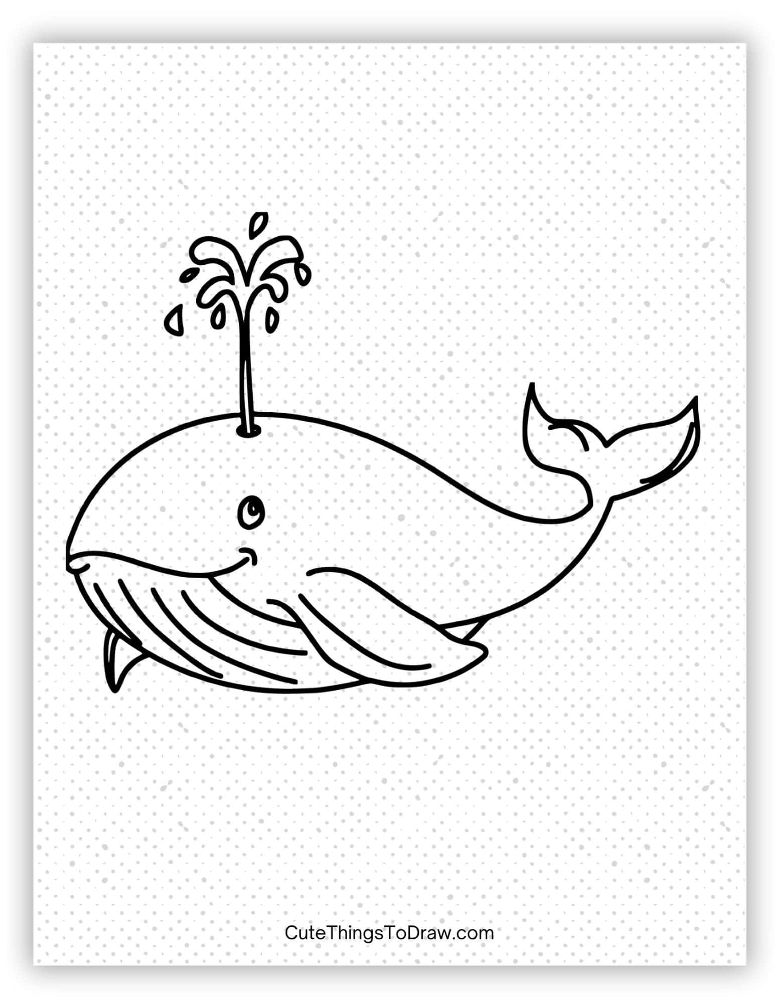 Cute Whale Drawing Ideas - Cute Things to Draw
