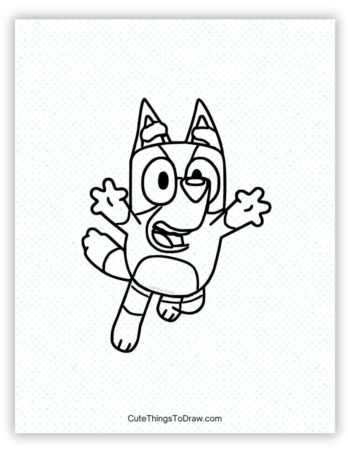 Cute Bluey Drawing Ideas - Cute Things to Draw