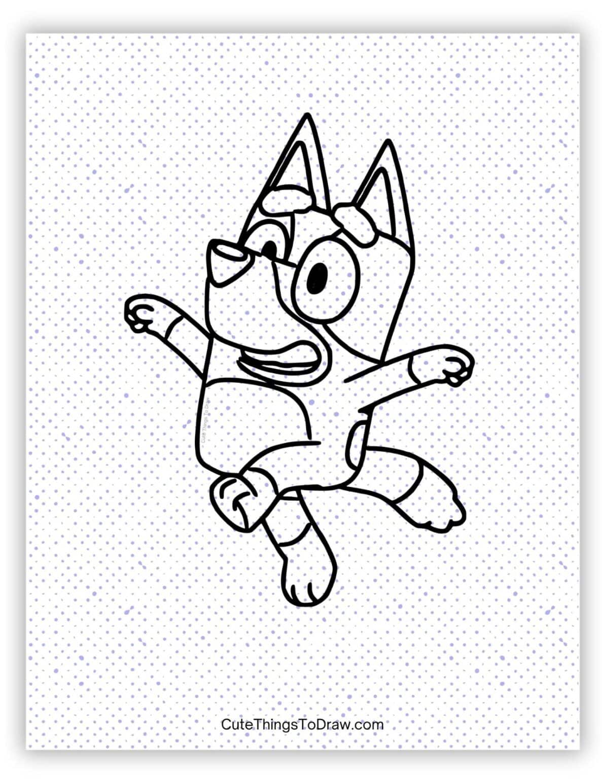 Cute Bluey Drawing Ideas - Cute Things to Draw