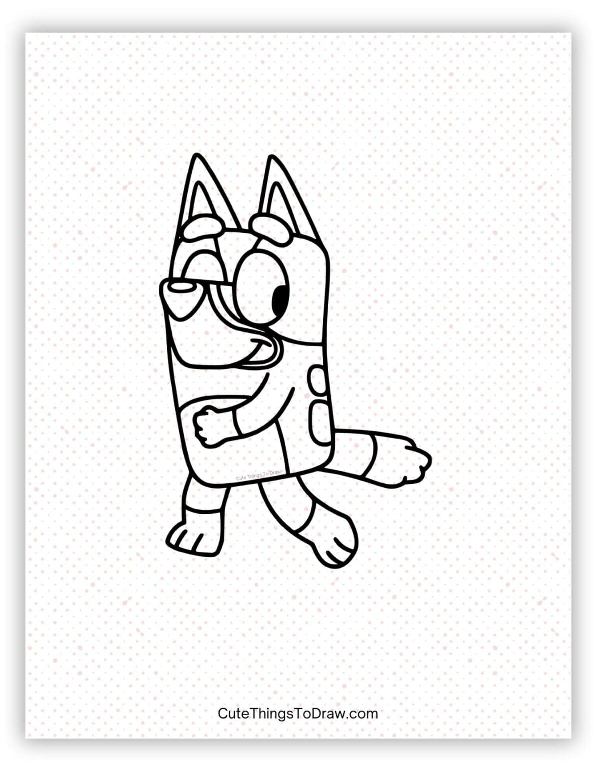 Cute Bluey Drawing Ideas - Cute Things to Draw