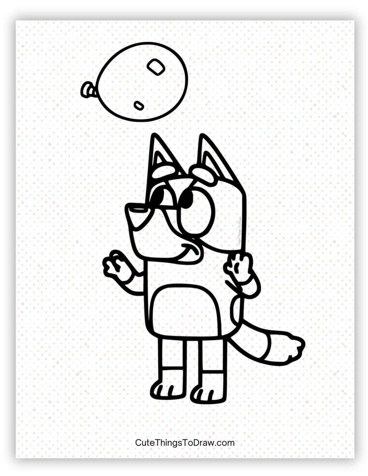 Cute Bluey Drawing Ideas - Cute Things to Draw