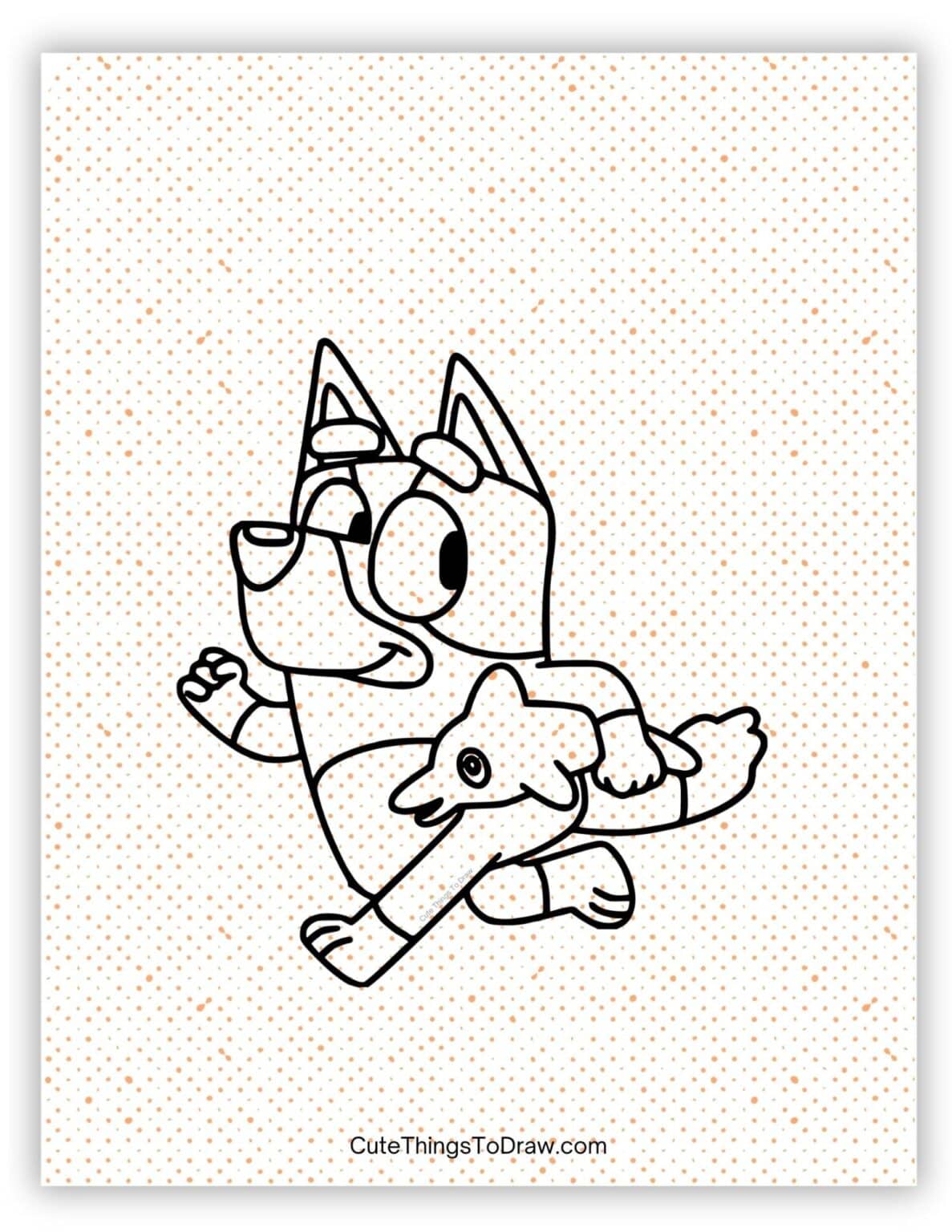 Cute Bluey Drawing Ideas - Cute Things to Draw