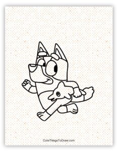 Cute Bluey Drawing Ideas - Cute Things to Draw