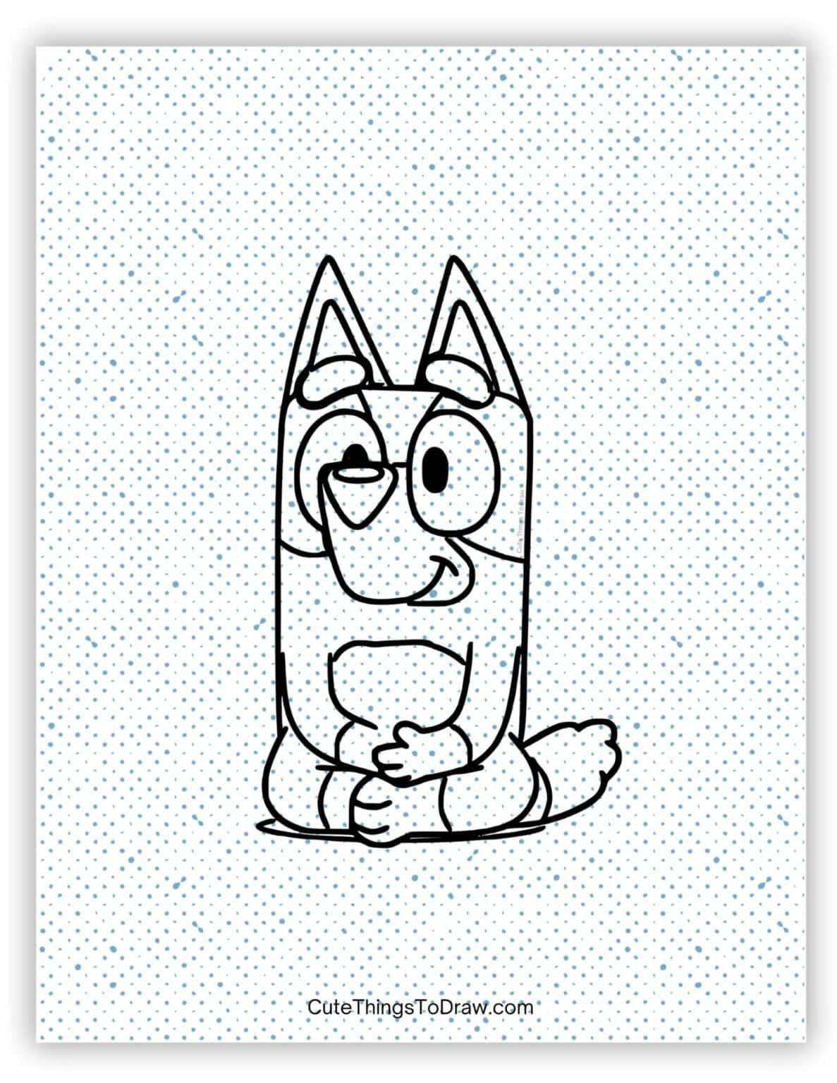 Cute Bluey Drawing Ideas - Cute Things to Draw