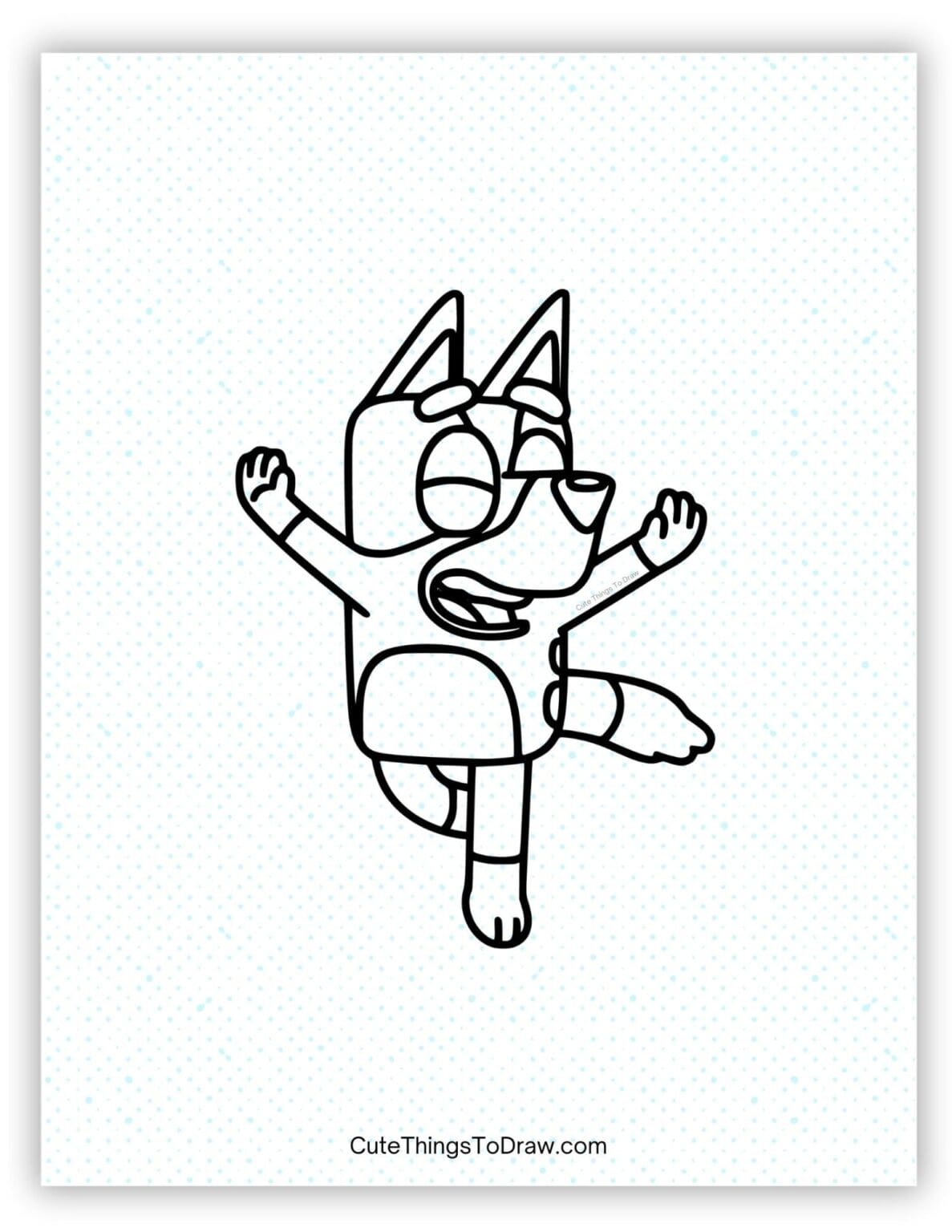 Cute Bluey Drawing Ideas - Cute Things to Draw