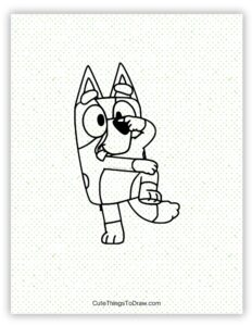 Cute Bluey Drawing Ideas - Cute Things to Draw