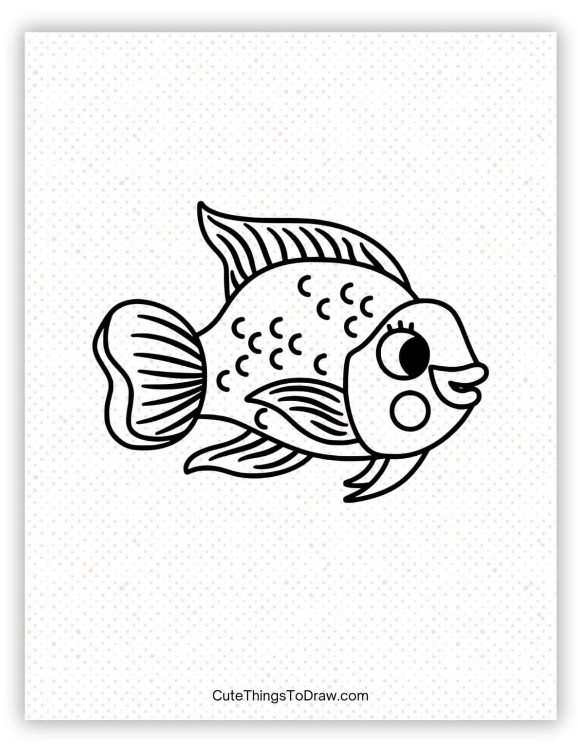 Silly Fish Drawing Ideas - Cute Things to Draw