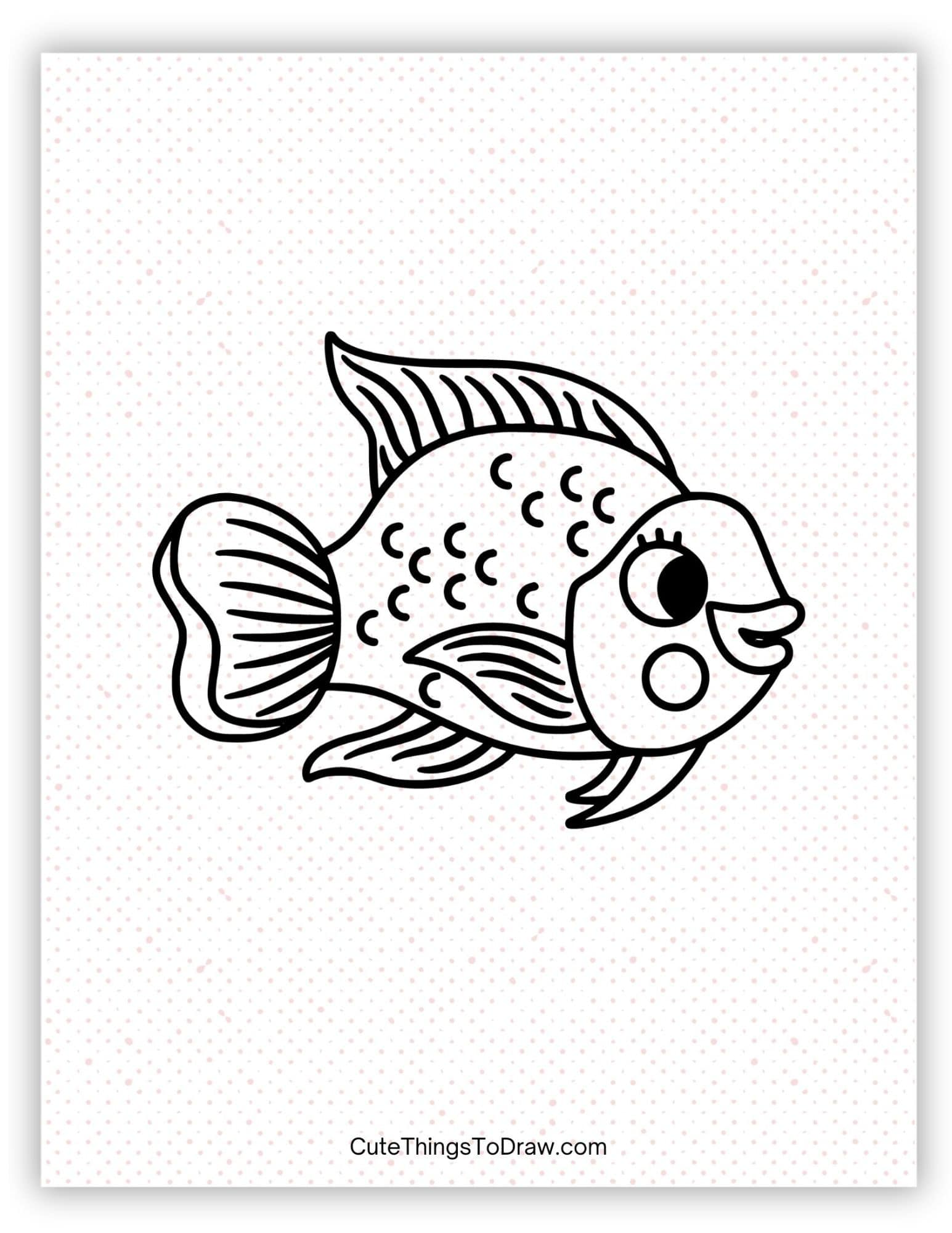 Silly Fish Drawing Ideas - Cute Things to Draw