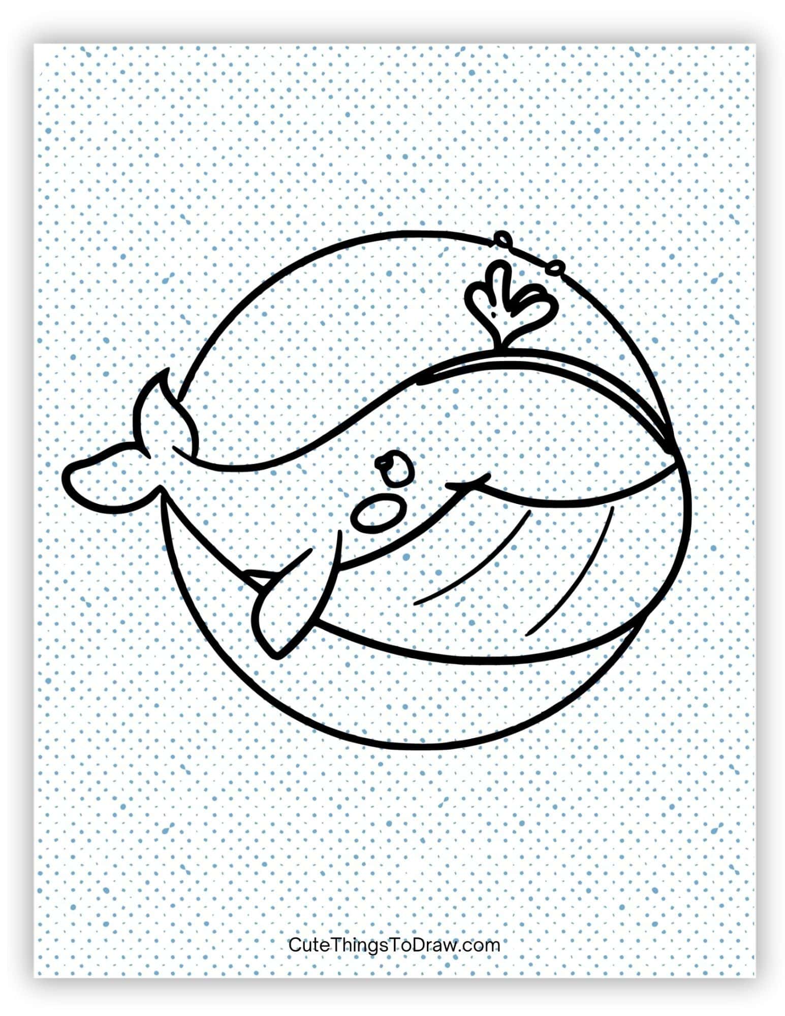 Cute Whale Drawing Ideas - Cute Things to Draw