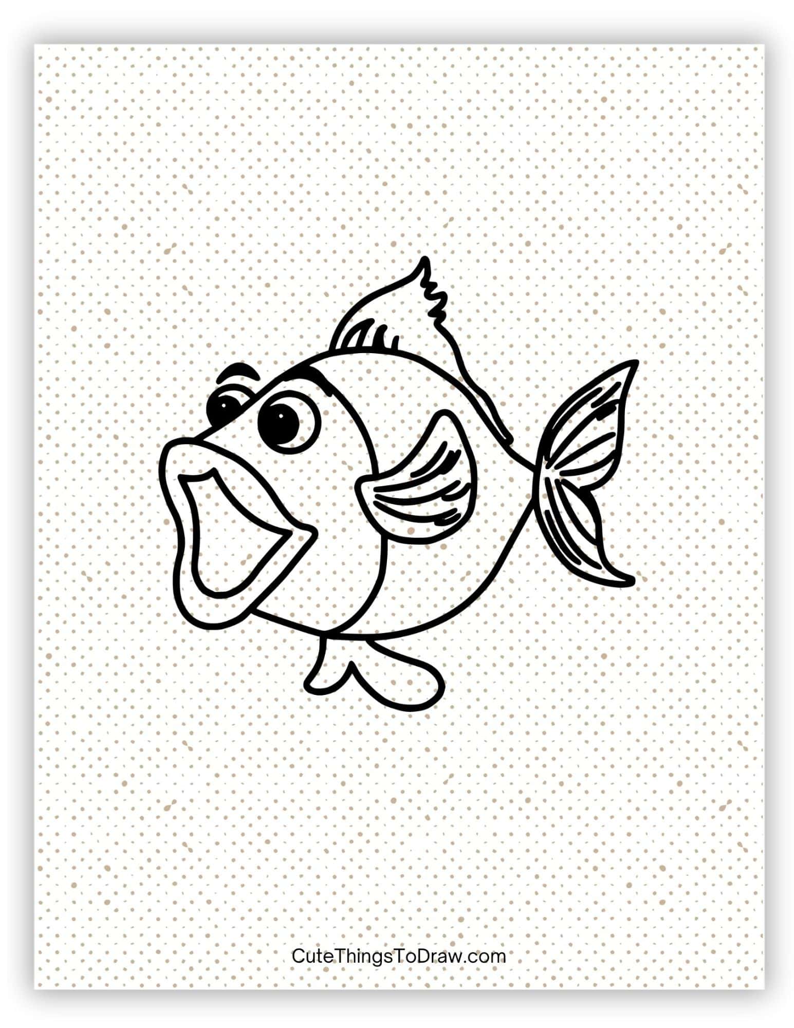 Silly Fish Drawing Ideas - Cute Things to Draw