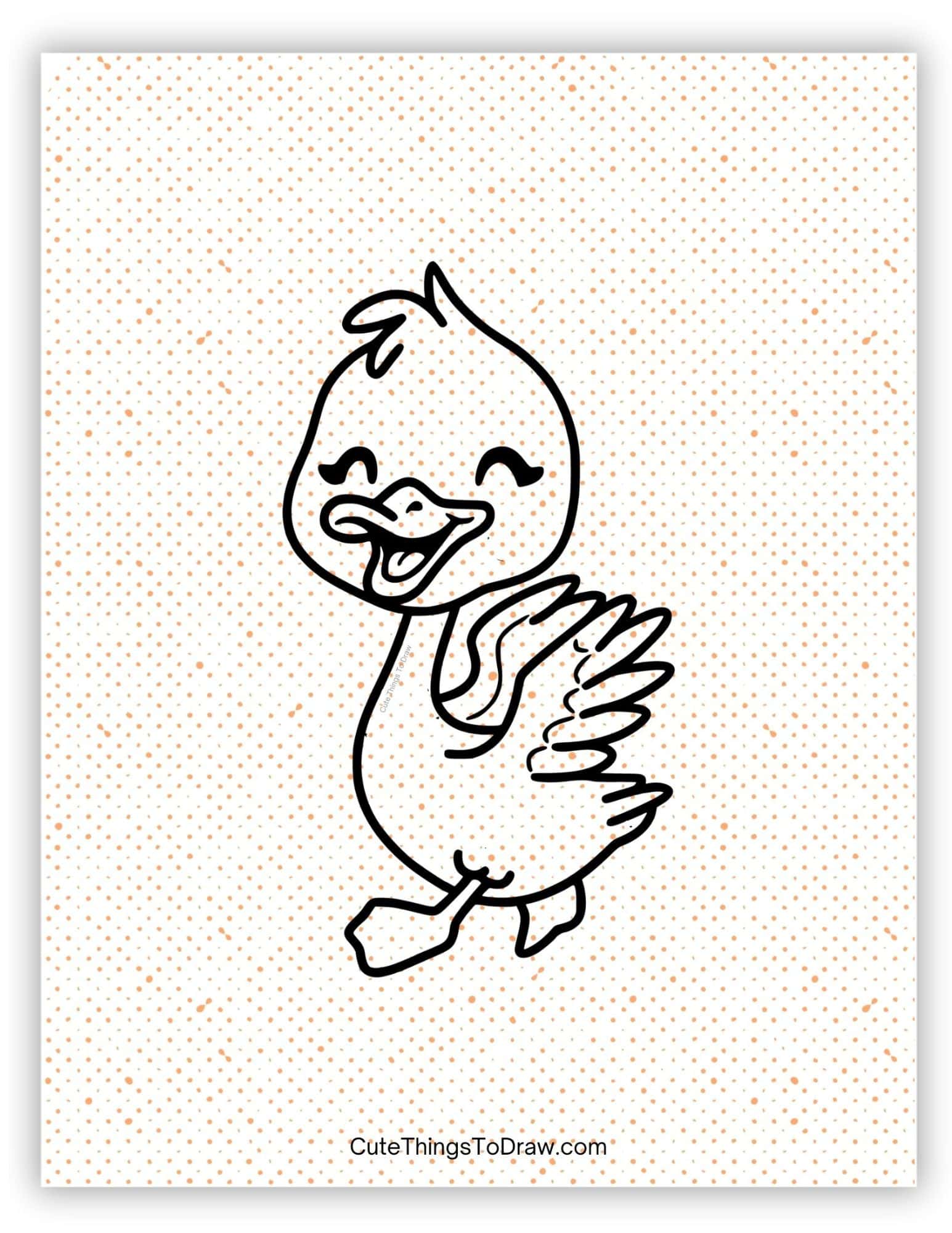 Cute Duck Drawing Ideas - Cute Things to Draw