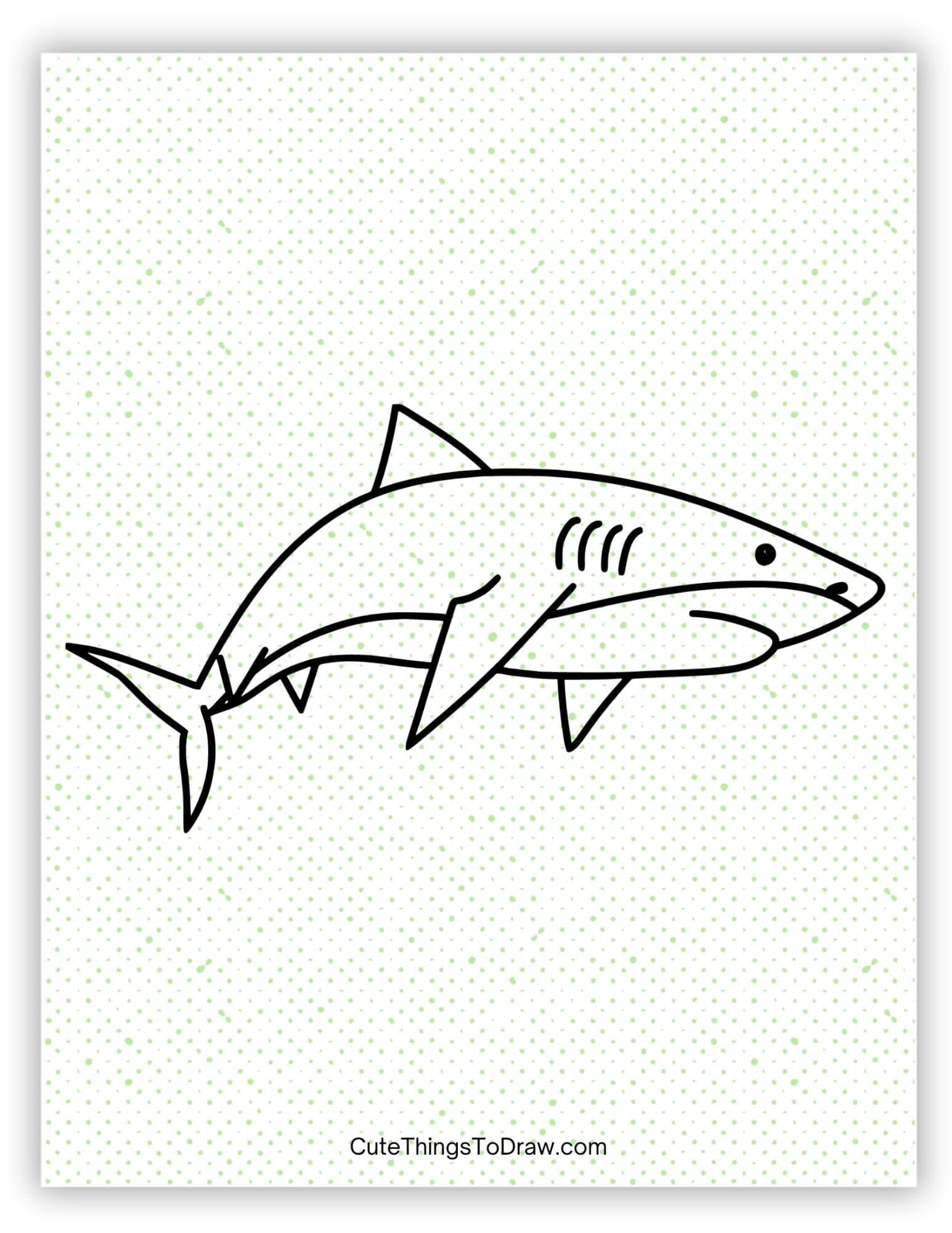 Fun Shark Drawing Ideas - Cute Things to Draw