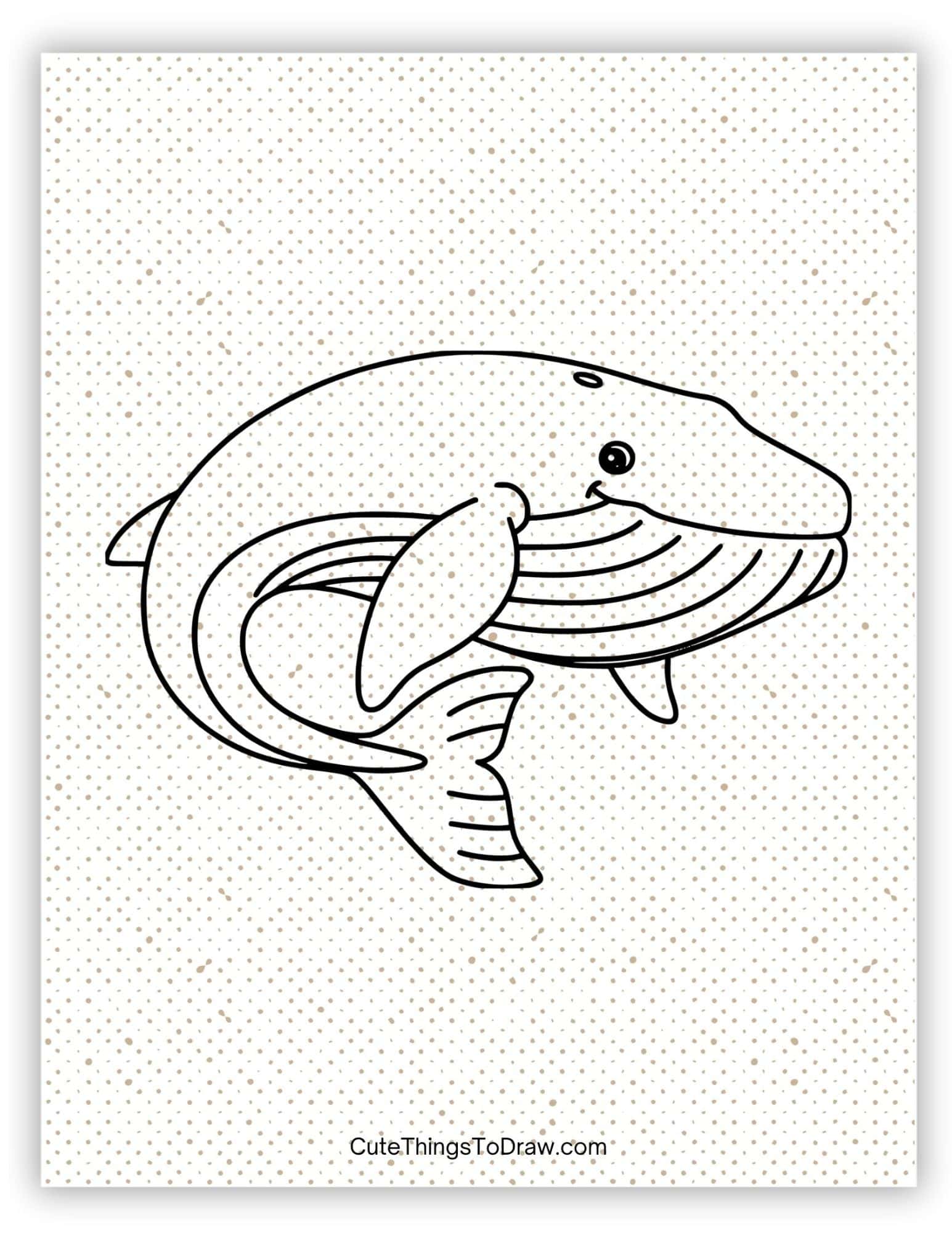 Cute Whale Drawing Ideas - Cute Things to Draw