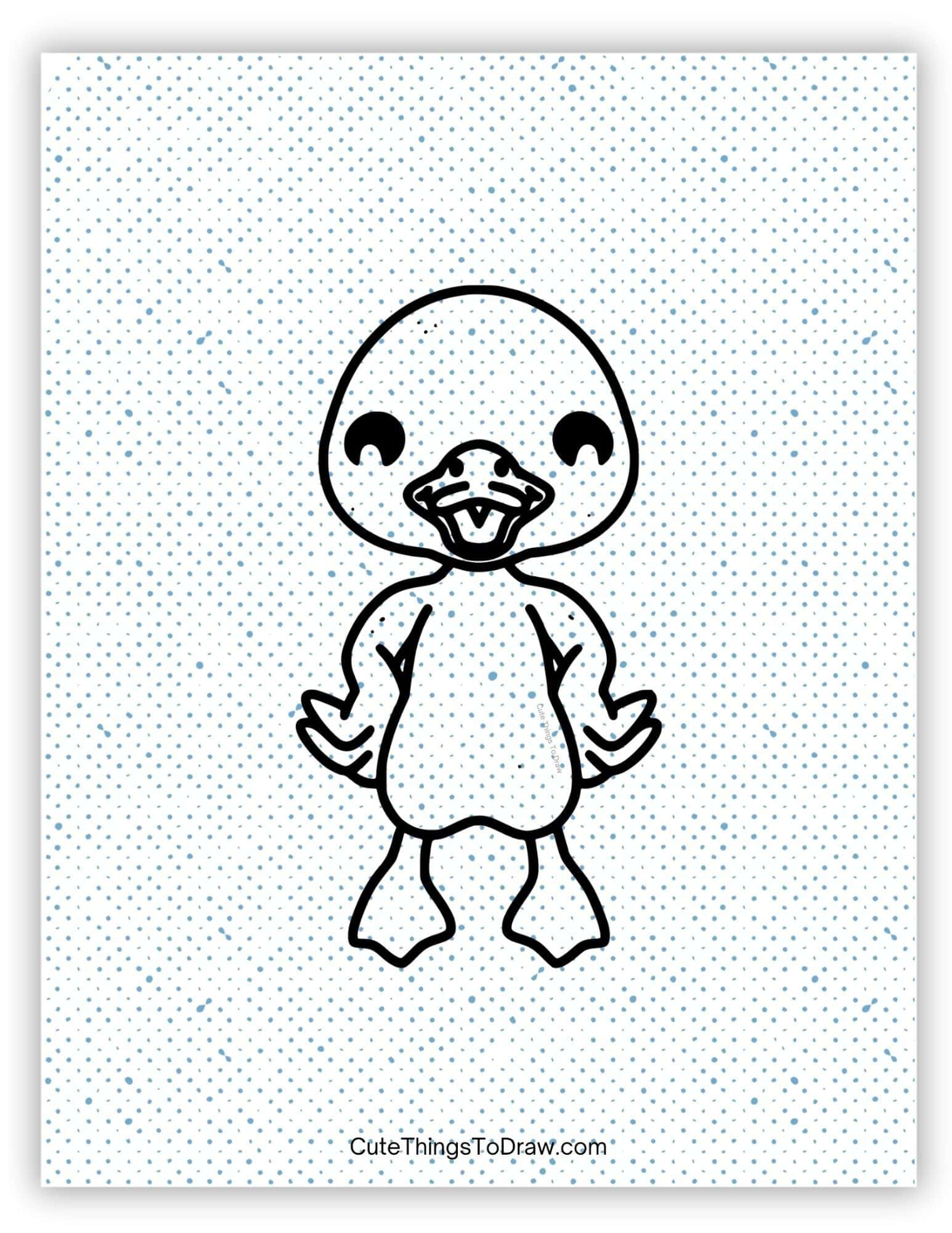 Cute Duck Drawing Ideas - Cute Things to Draw