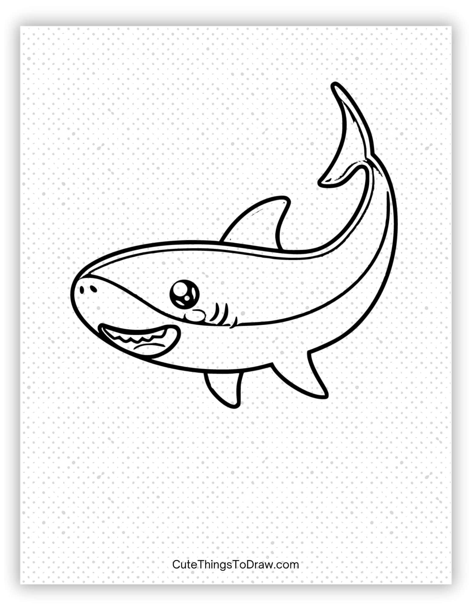Fun Shark Drawing Ideas - Cute Things to Draw