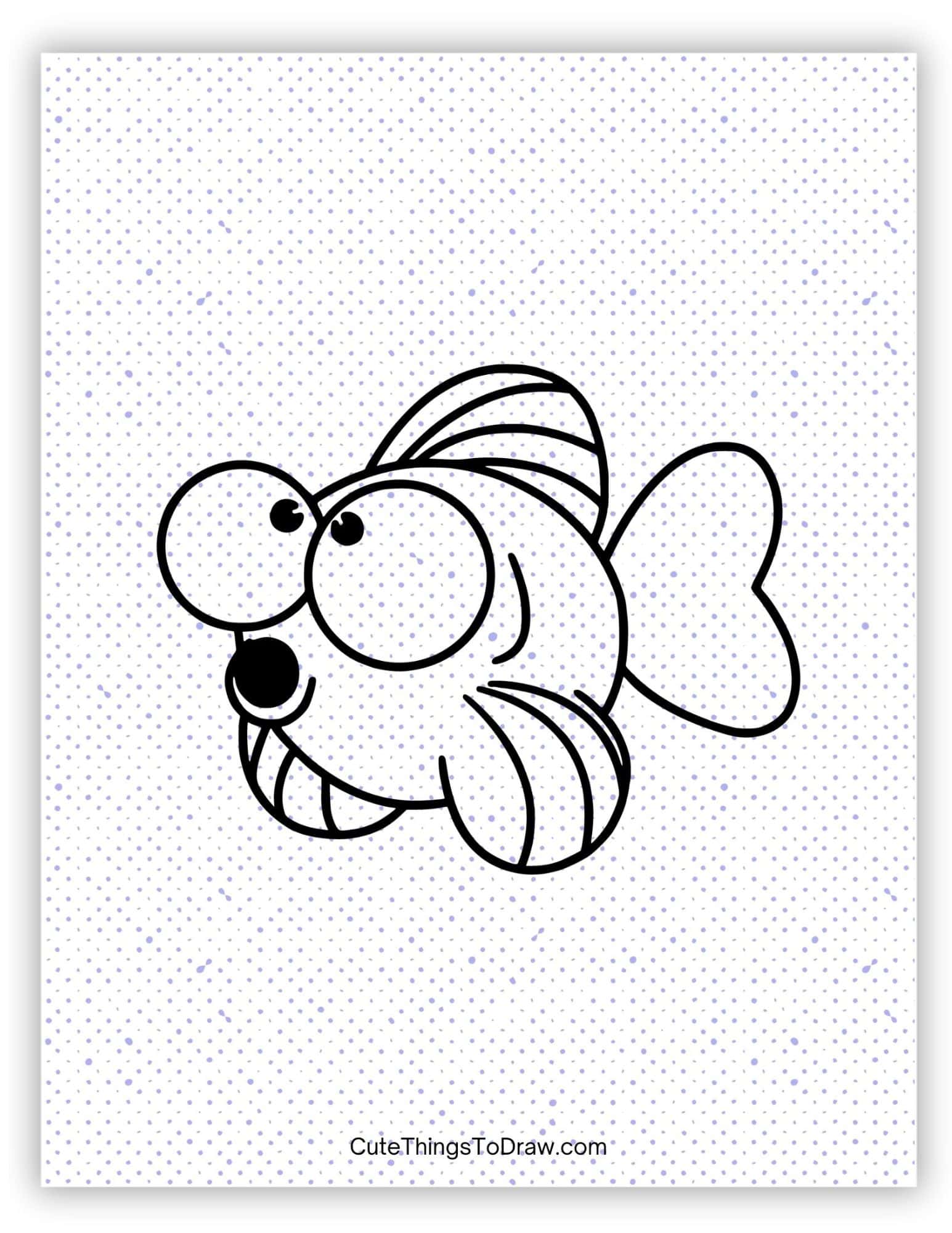 Silly Fish Drawing Ideas - Cute Things to Draw