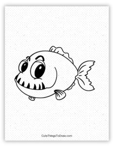 Silly Fish Drawing Ideas - Cute Things to Draw