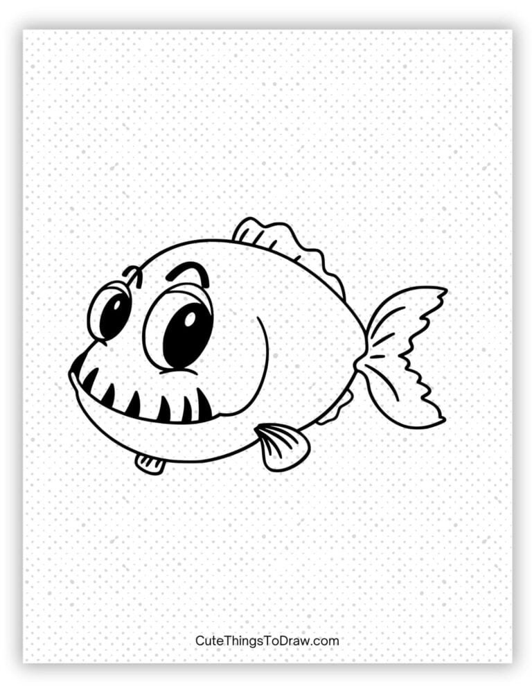 Silly Fish Drawing Ideas - Cute Things to Draw
