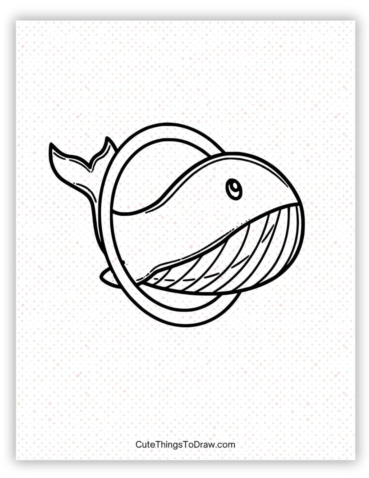 Cute Whale Drawing Ideas - Cute Things to Draw