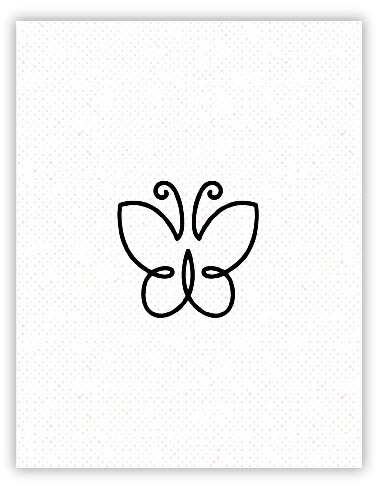 Cute Butterfly Drawing Ideas - Cute Things to Draw