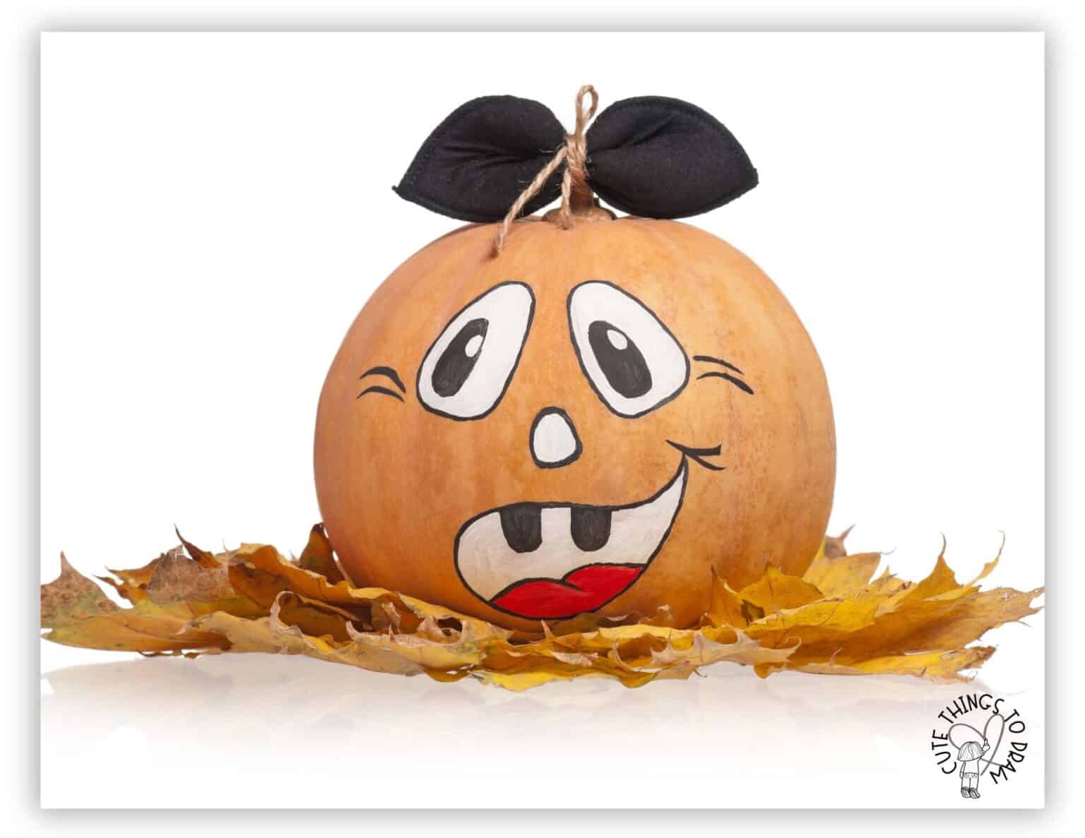 92 Cute Things to Draw on Your Pumpkin - Cute Things to Draw