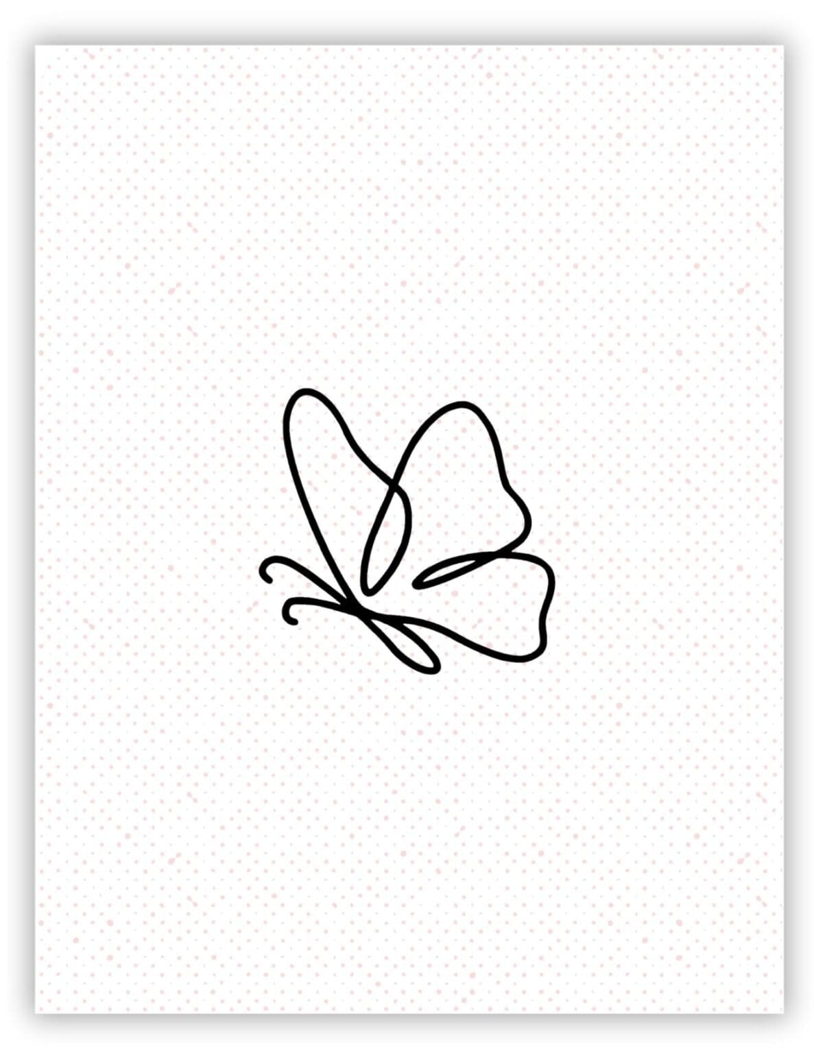 Cute Butterfly Drawing Ideas - Cute Things to Draw