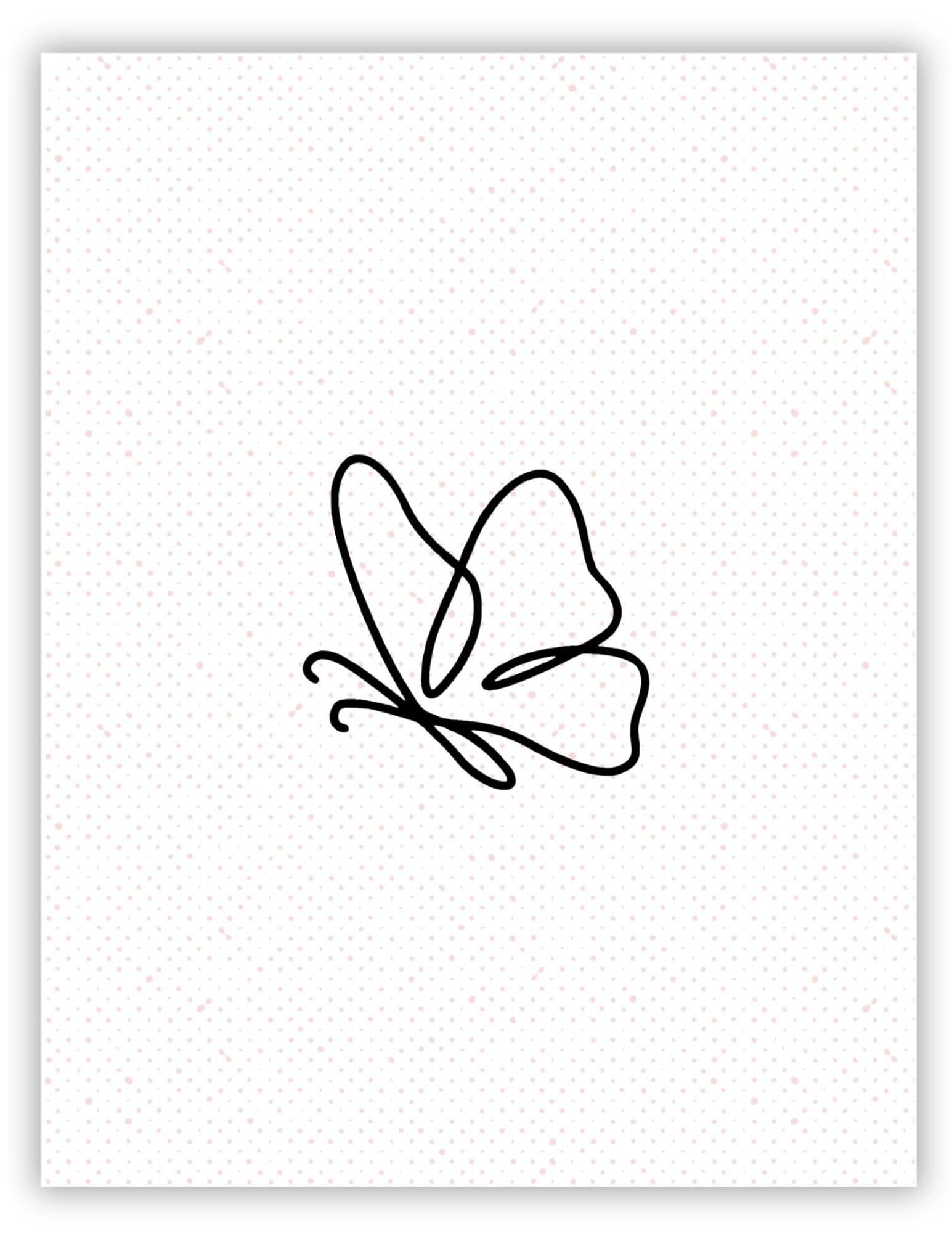 Cute Butterfly Drawing Ideas - Cute Things to Draw