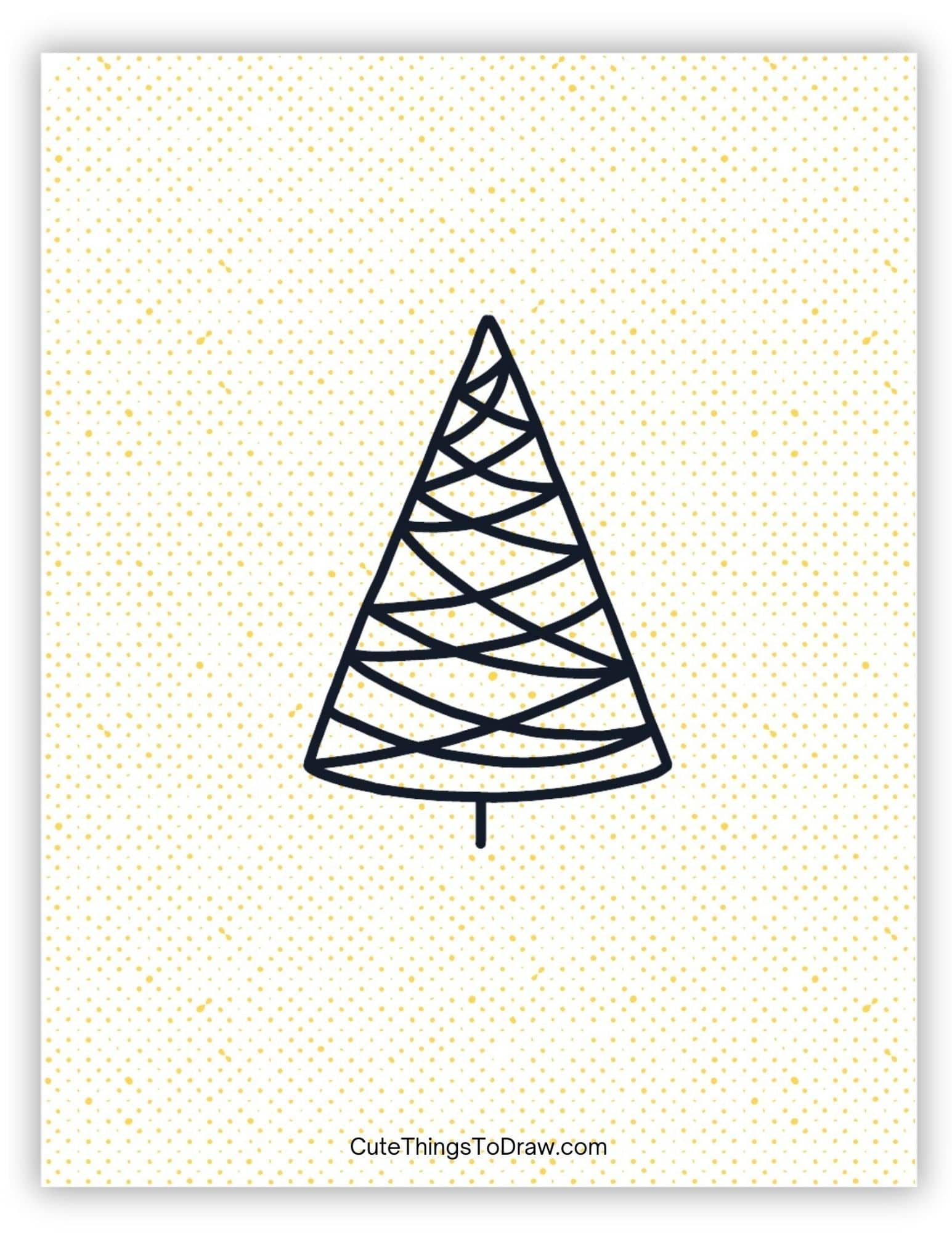 87 Cute Christmas Tree Drawing Ideas - Cute Things to Draw
