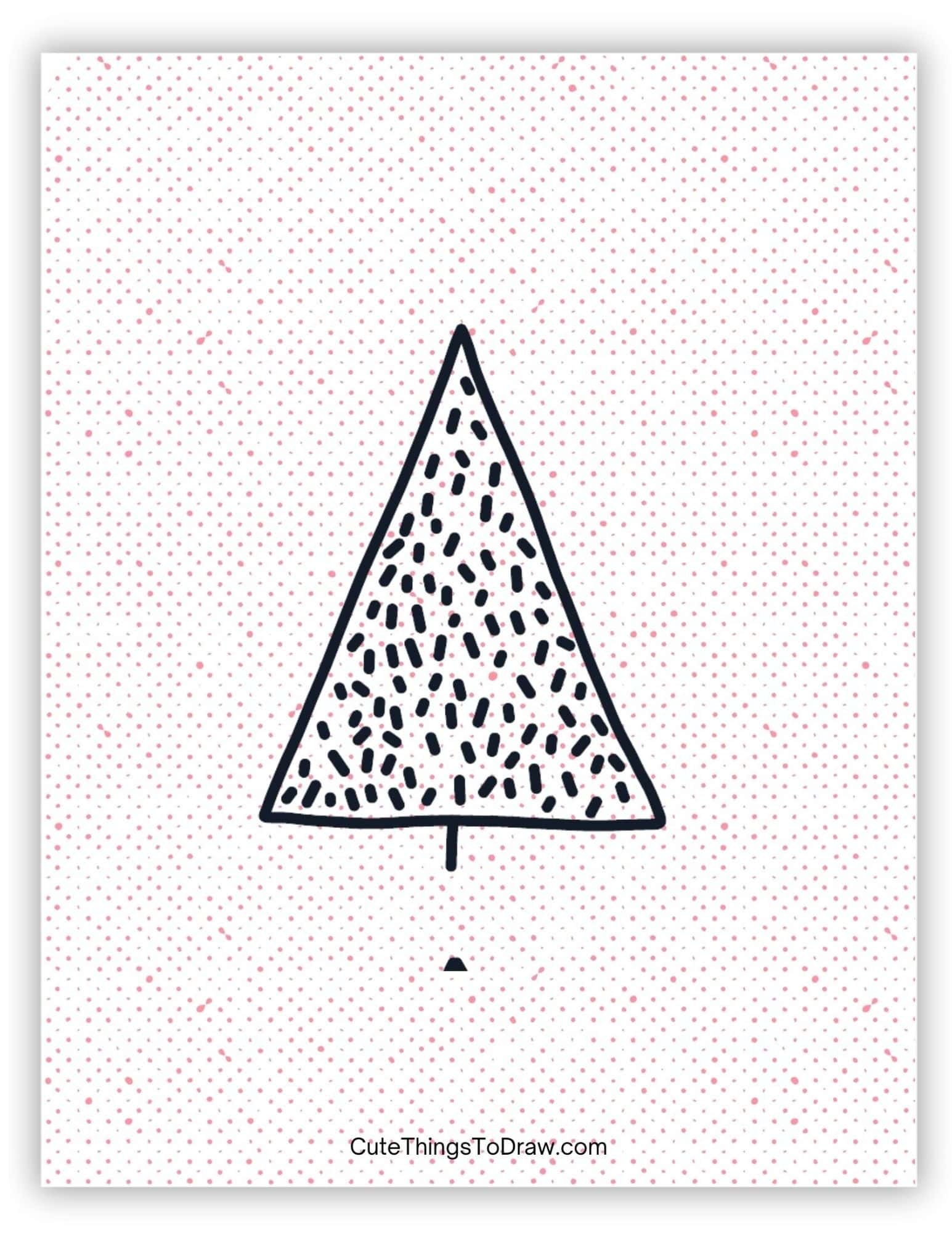 87 Cute Christmas Tree Drawing Ideas - Cute Things to Draw