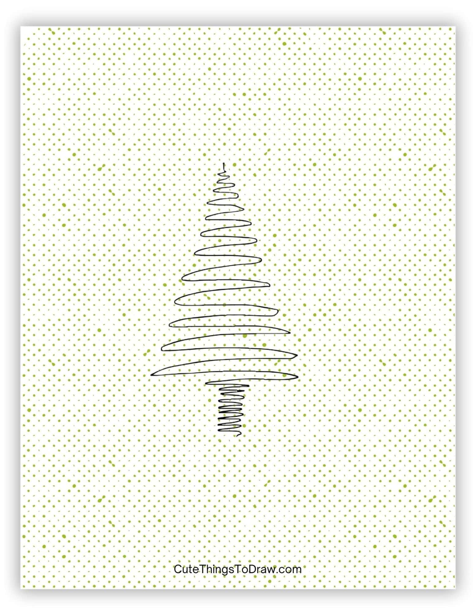 87 Cute Christmas Tree Drawing Ideas - Cute Things to Draw