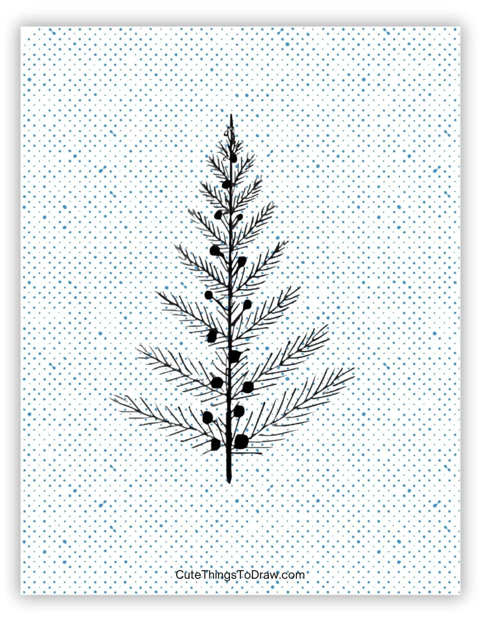 87 Cute Christmas Tree Drawing Ideas - Cute Things to Draw
