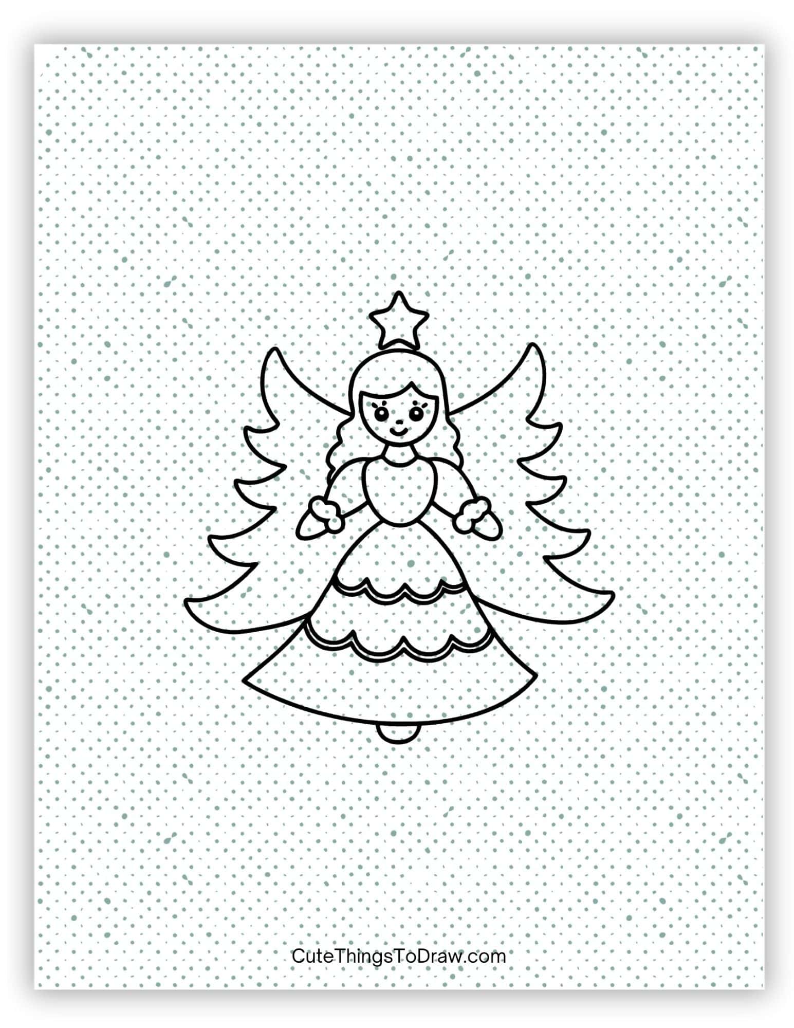 Cute Angel Drawing Ideas - Cute Things to Draw