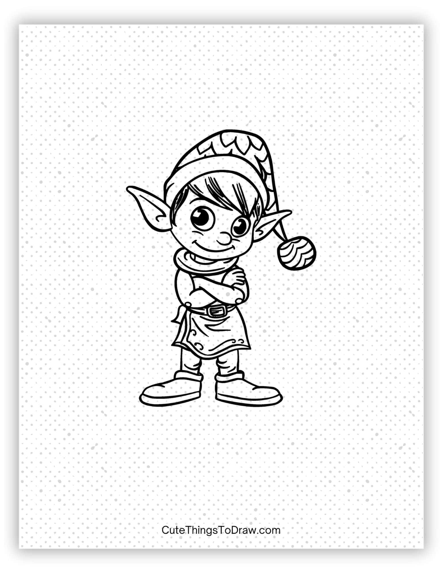 Cute Elf Drawing Ideas - Cute Things to Draw