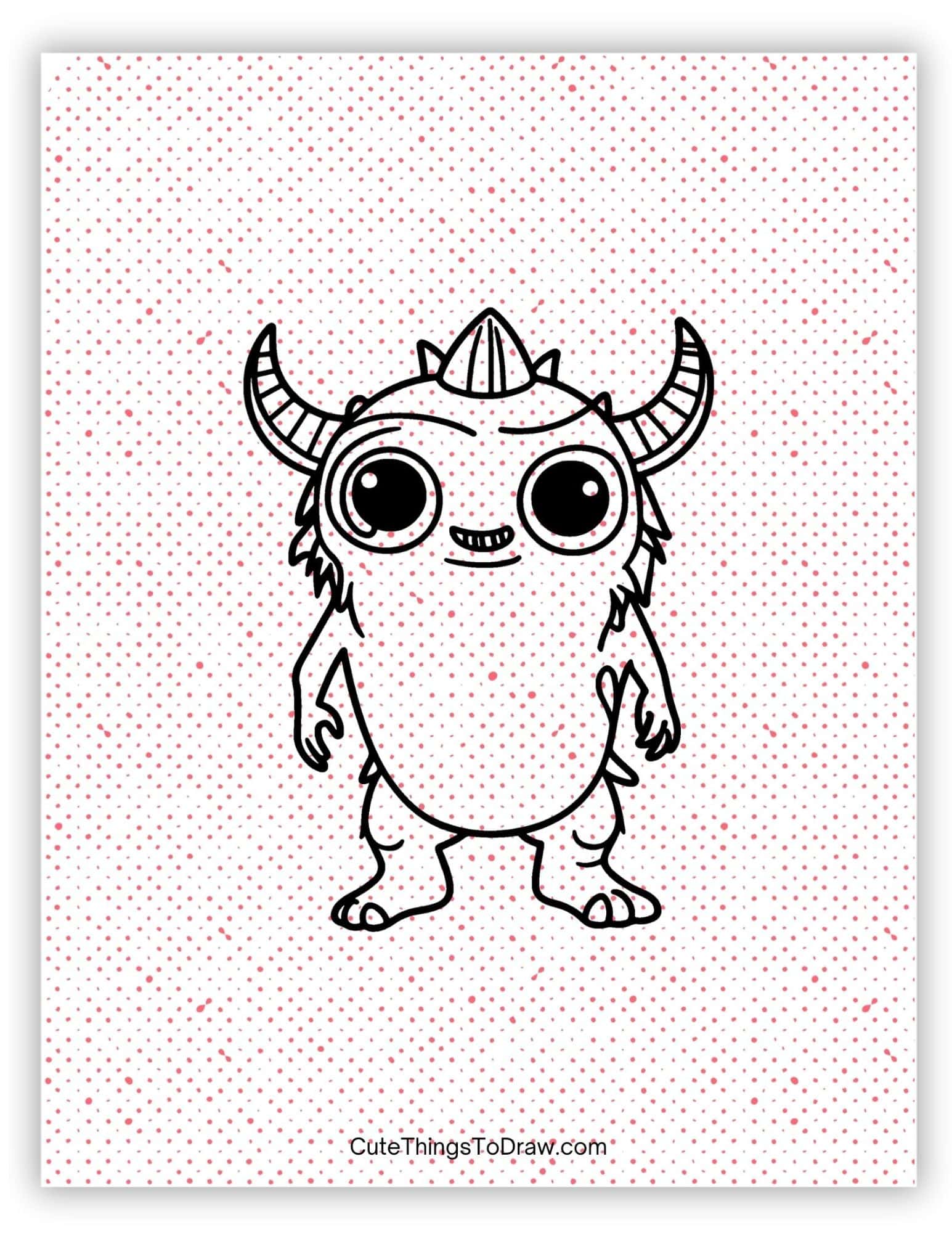 Cute Monster Drawing Ideas - Cute Things to Draw