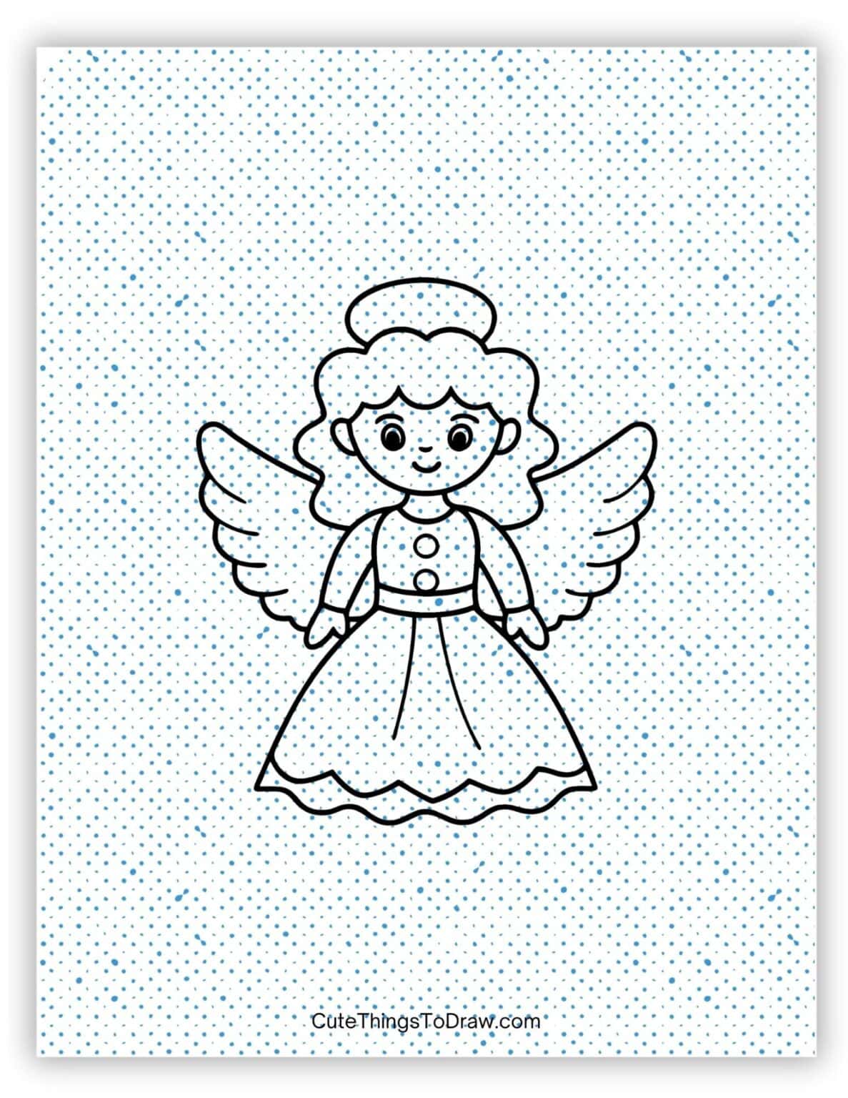 Cute Angel Drawing Ideas - Cute Things to Draw