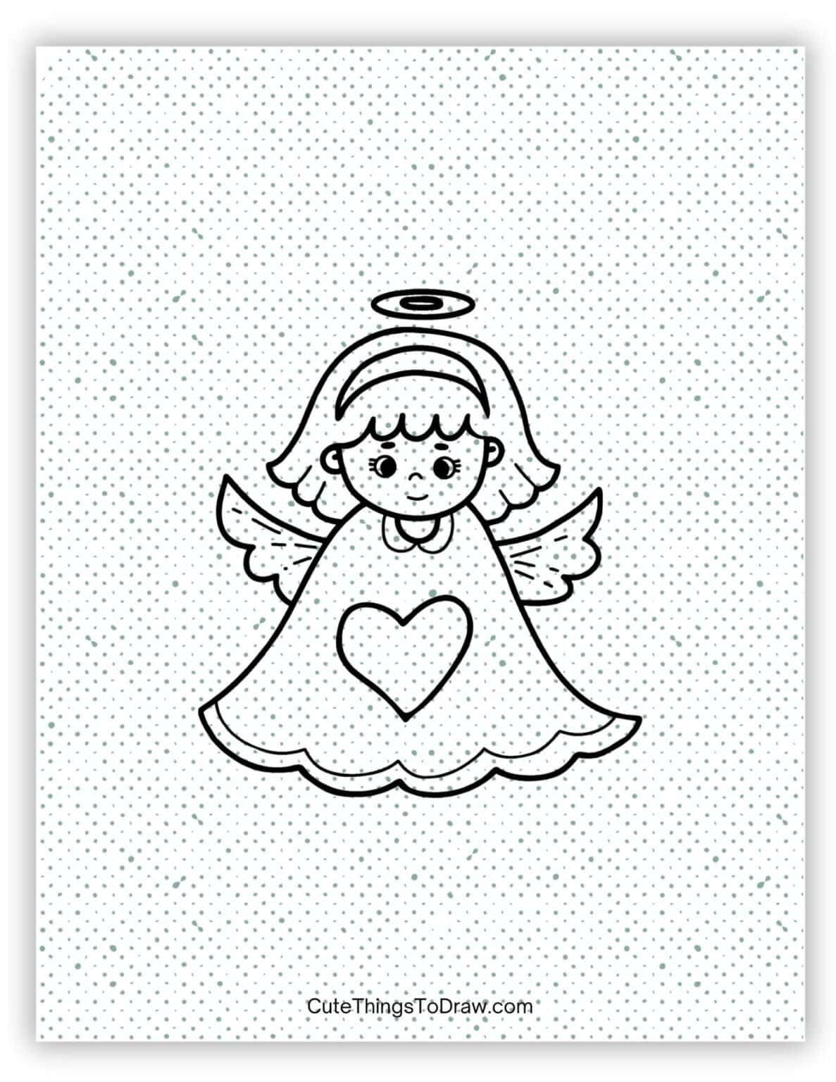 Cute Angel Drawing Ideas - Cute Things to Draw