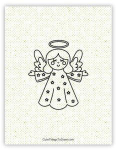 Cute Angel Drawing Ideas - Cute Things to Draw