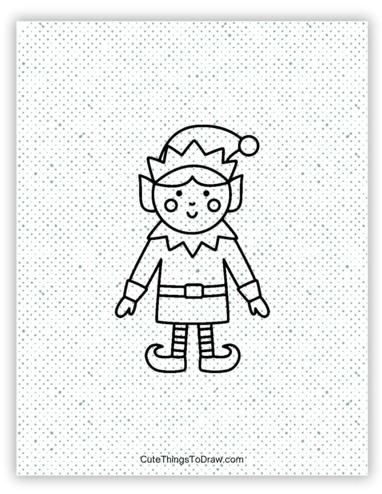 Cute Elf Drawing Ideas - Cute Things to Draw