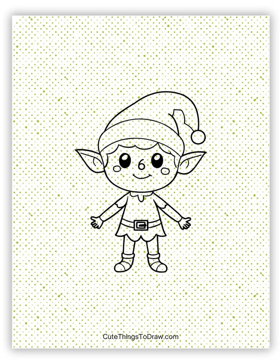 Cute Elf Drawing Ideas - Cute Things to Draw