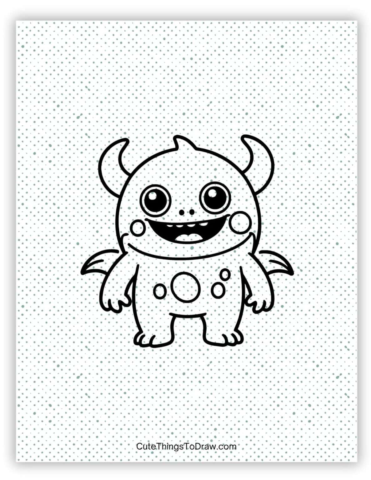 Cute Monster Drawing Ideas - Cute Things to Draw
