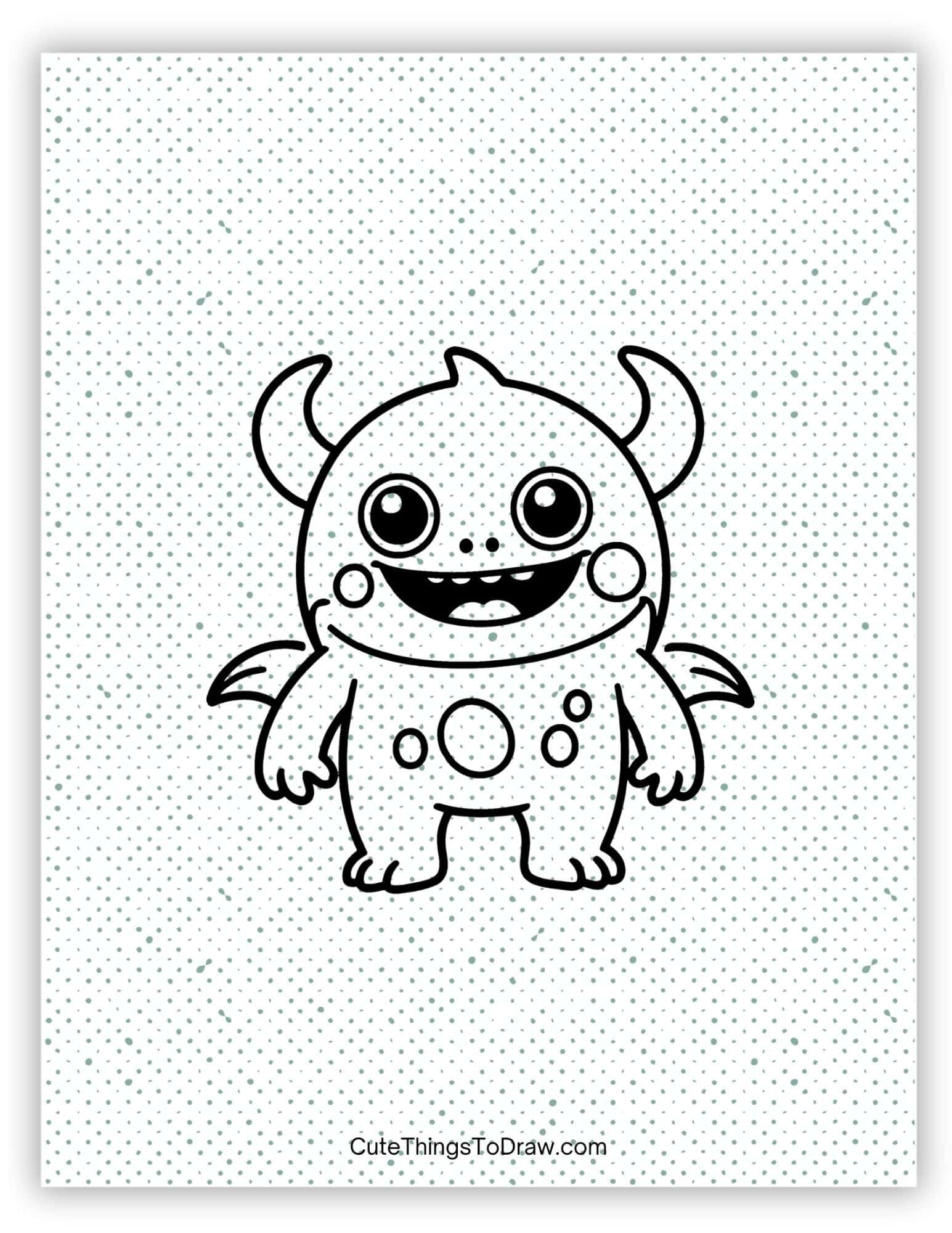Cute Monster Drawing Ideas - Cute Things to Draw