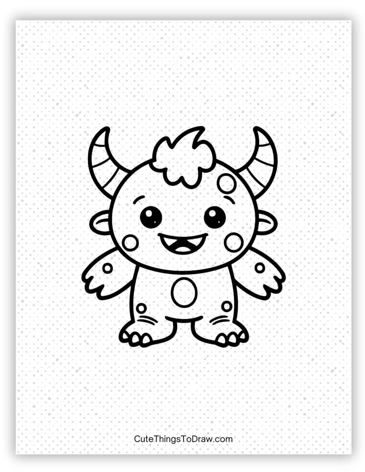 Cute Monster Drawing Ideas - Cute Things to Draw