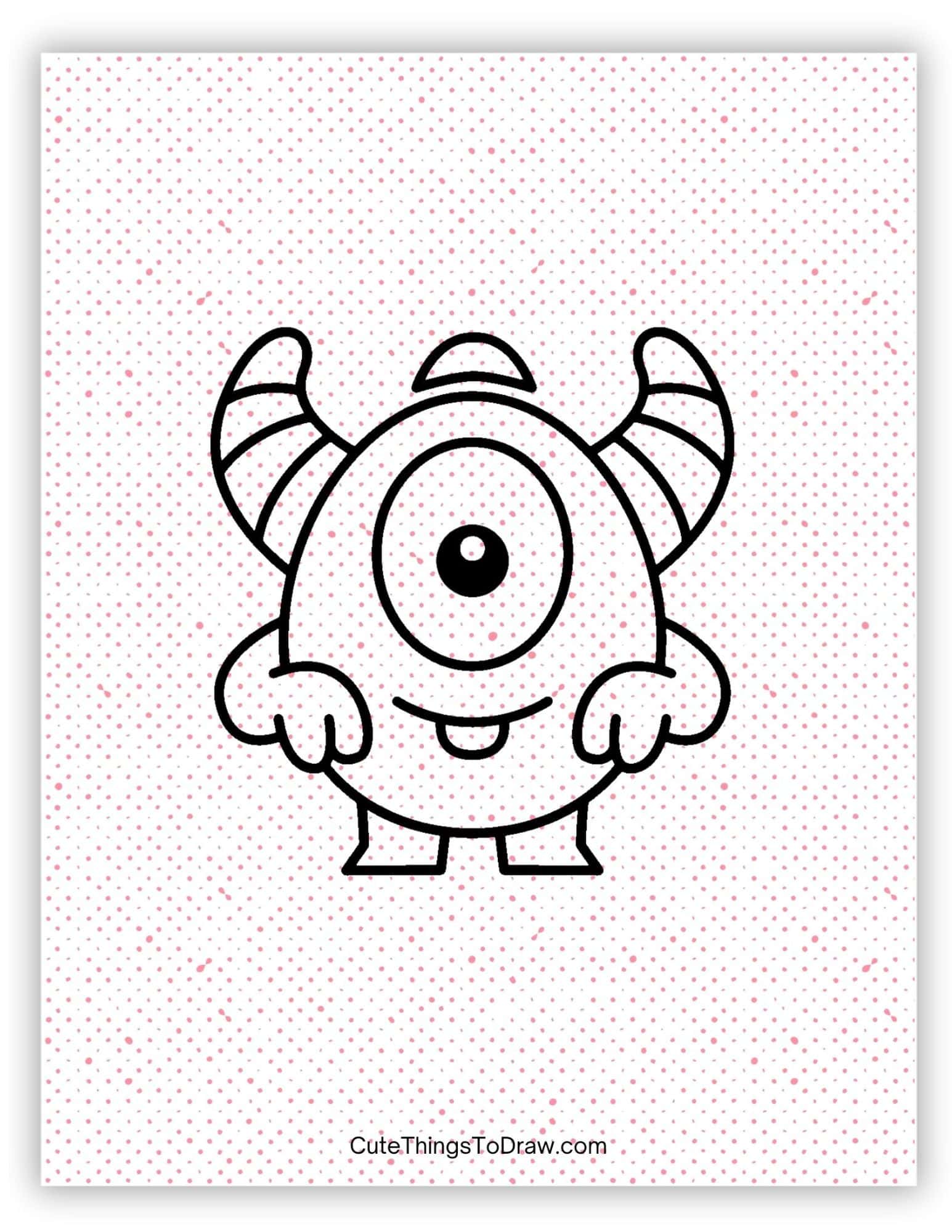 Cute Monster Drawing Ideas - Cute Things to Draw