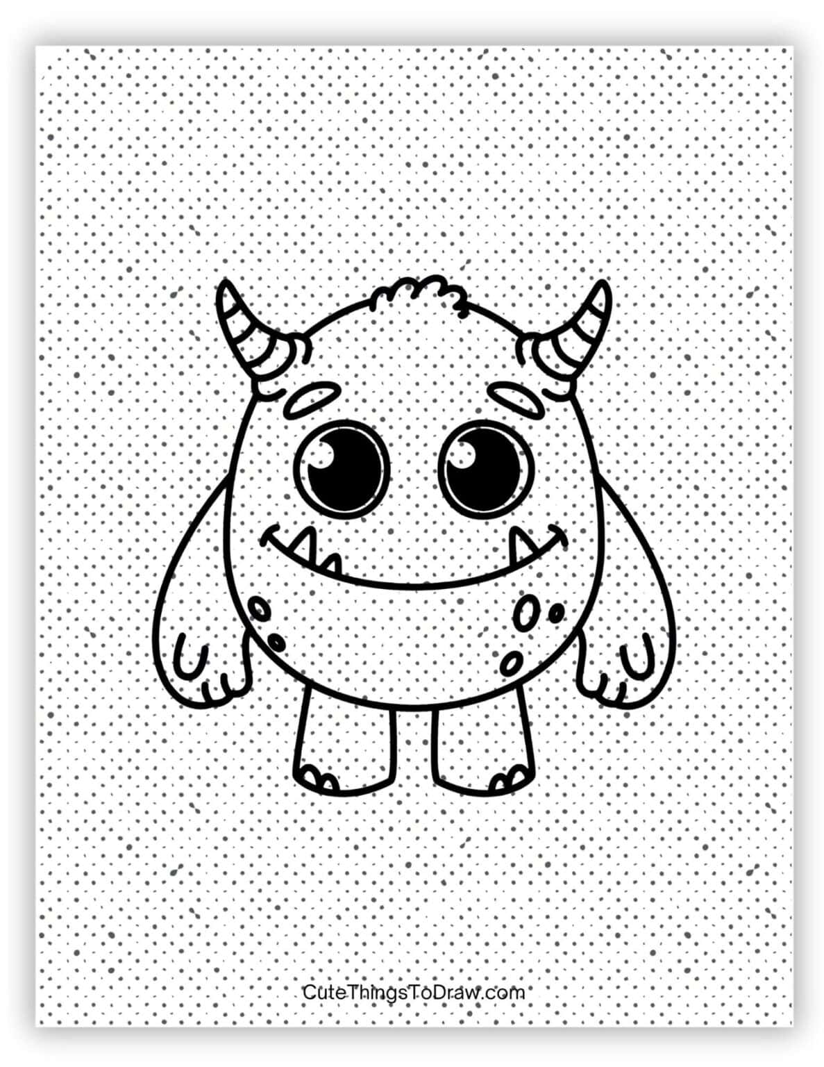 Cute Monster Drawing Ideas - Cute Things to Draw