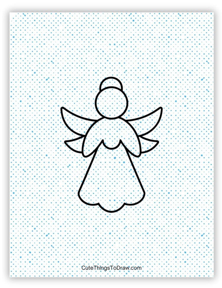 Cute Angel Drawing Ideas - Cute Things to Draw
